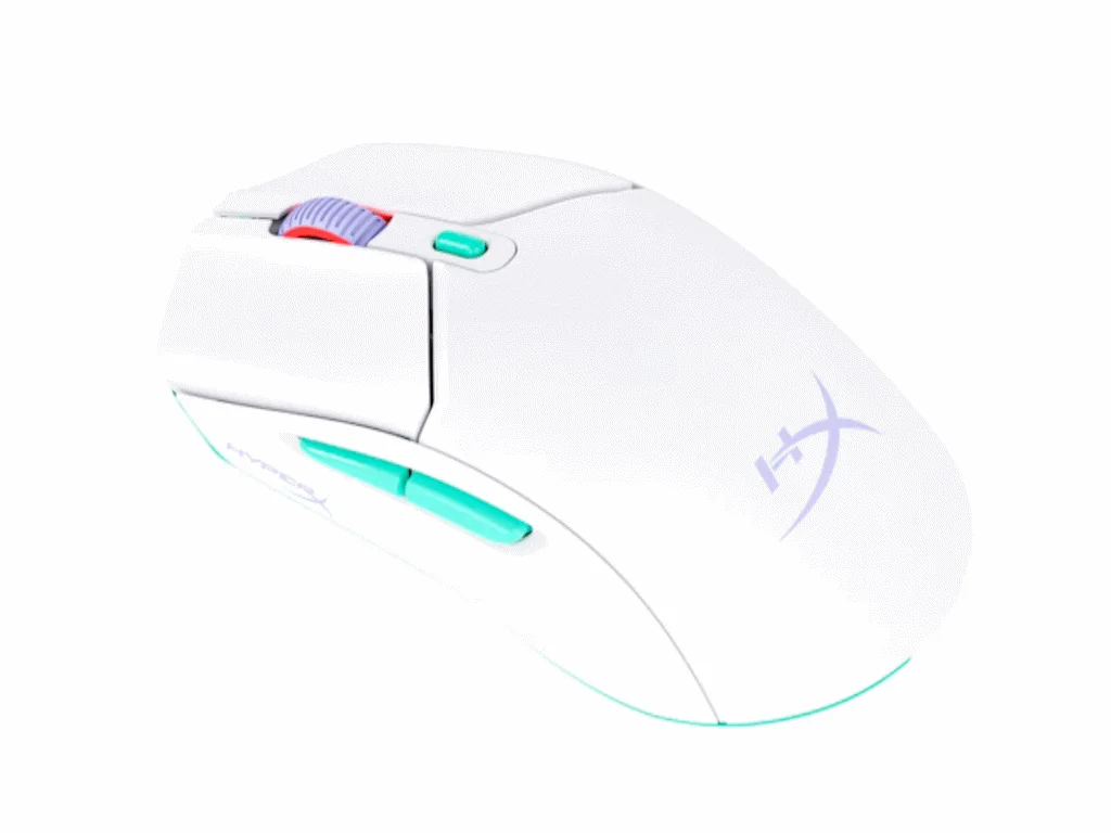 Miš HyperX Pulsefire Haste 2 Core Wls Wht/Grn/Pur/Gaming/bela