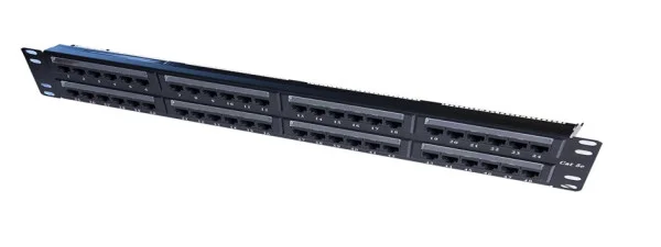 Patch panel OWIRE 19″/2U Cat6/48 port