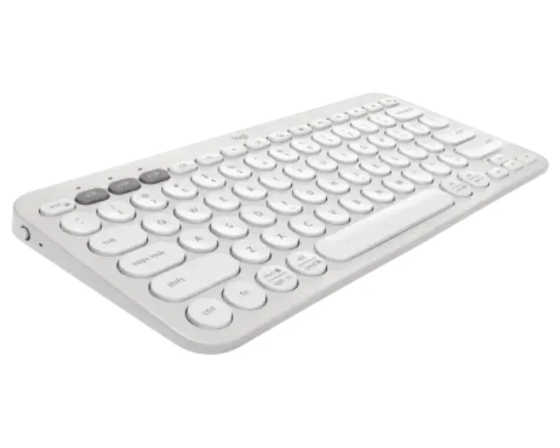 Pebble2 Wireless Combo US tastatura + miš bela