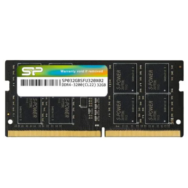 RAM SODIMM DDR4 32GB 3200MHz SiliconPower SP032GBSFU320X02