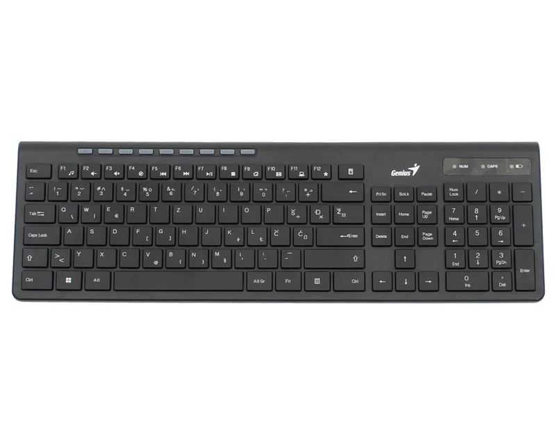 SlimStar 7230 USB YU wireless crna tastatura