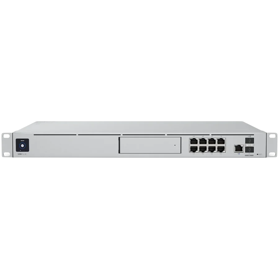 The Dream Machine Special Edition 1U Rackmount 10Gbps UniFi Multi-Application System with 3.5″ HDD Expansion and 8Port PoE Switch