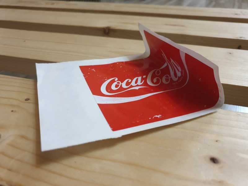 COCA COLA NALEPNICA IZ 1970tih