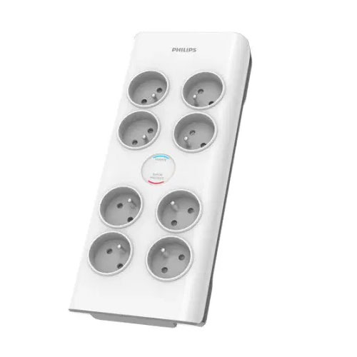 PHILIPS SPN7080WA/58 produžnikabl 8 uticnica, beli