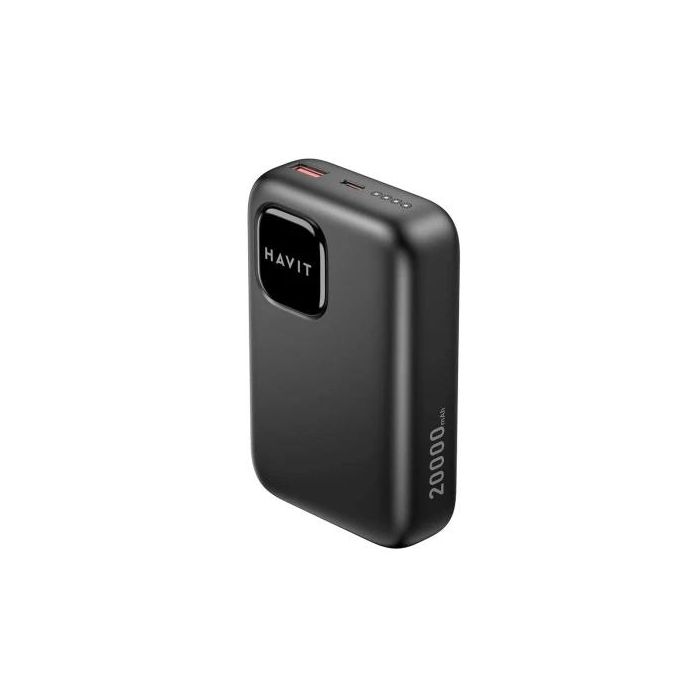 Havit power bank PB34 brzo punjenje 20000 mAh PD 20W crna