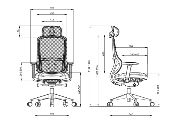 Ergonomska kancelarijska stolica UGD Optima Comfort