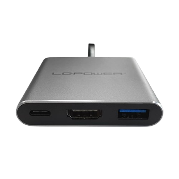 USB HUB LC Power LC-HUB-C-MULTI-4-V2 USB-A 3.2/HDMI/USB-C