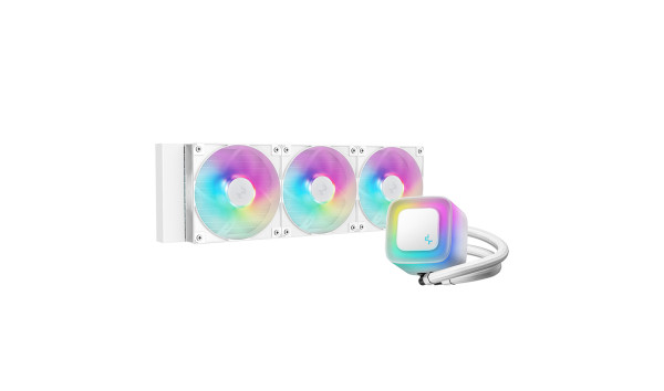 CPU Hladnjak DeepCool LE360 V2 ARGB Belo, R-LE360-WHAMMN-G-2