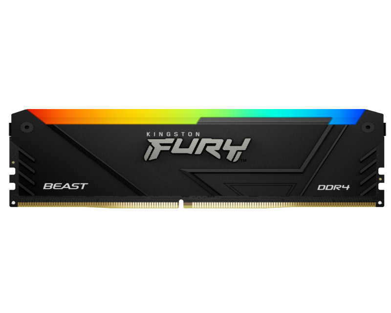 RAM DDR4 16GB 3200MHz Kingston FURY BEAST RGB KF432C16BB2A/16