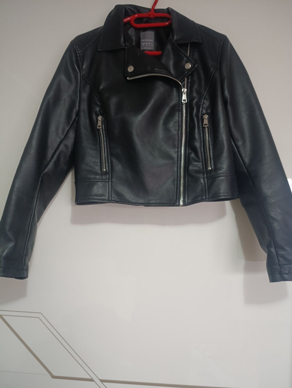 Ženska biker jakna – Primark - Boja: crna - Materijal: eko-koža