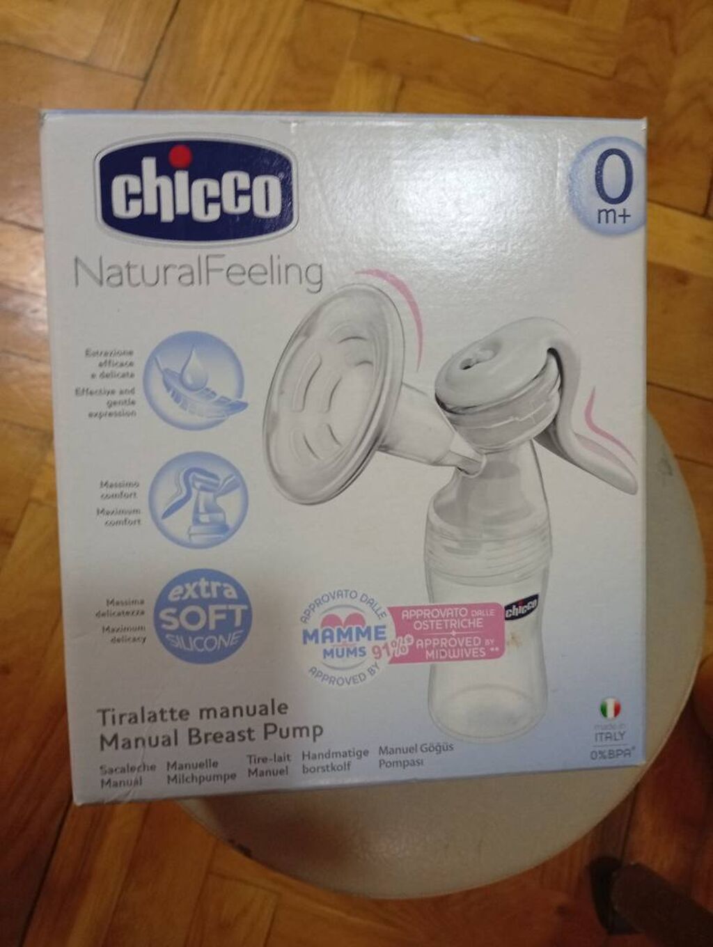 Chicco NaturalFeeling ručna pumpica za izmlazanje - Ručna pumpica za