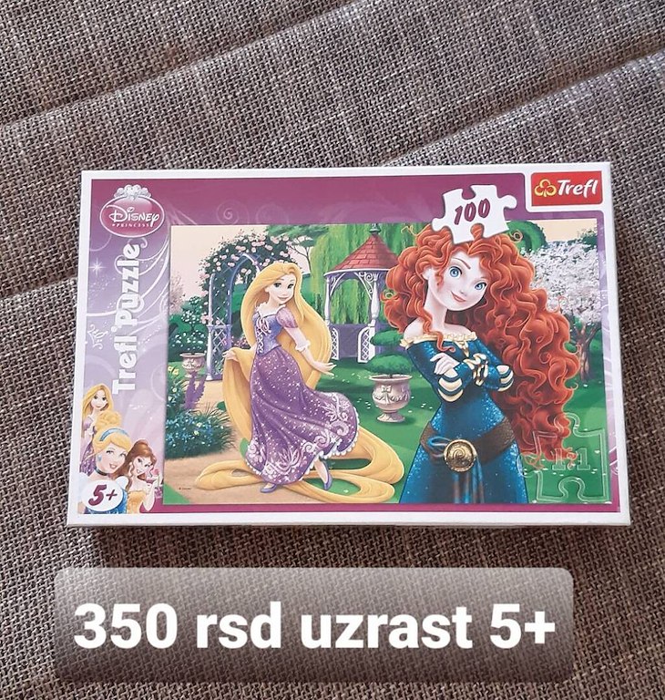 Trefl Puzzle – Disney Princess - Set slagalica sa motivima Diznijevih
