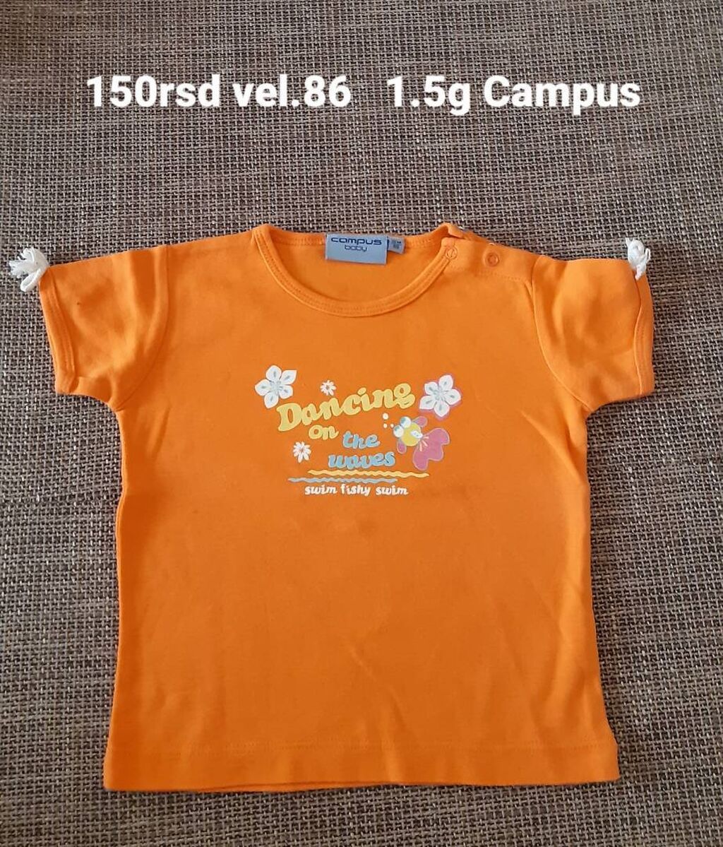 Dečija majica Campus Baby - Model: kratki rukav, okrugli izrez -
