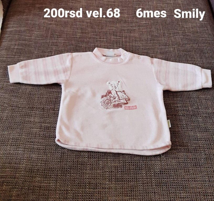 Bebi duksić Smily, veličina 68 (oko 6 meseci). - Boja