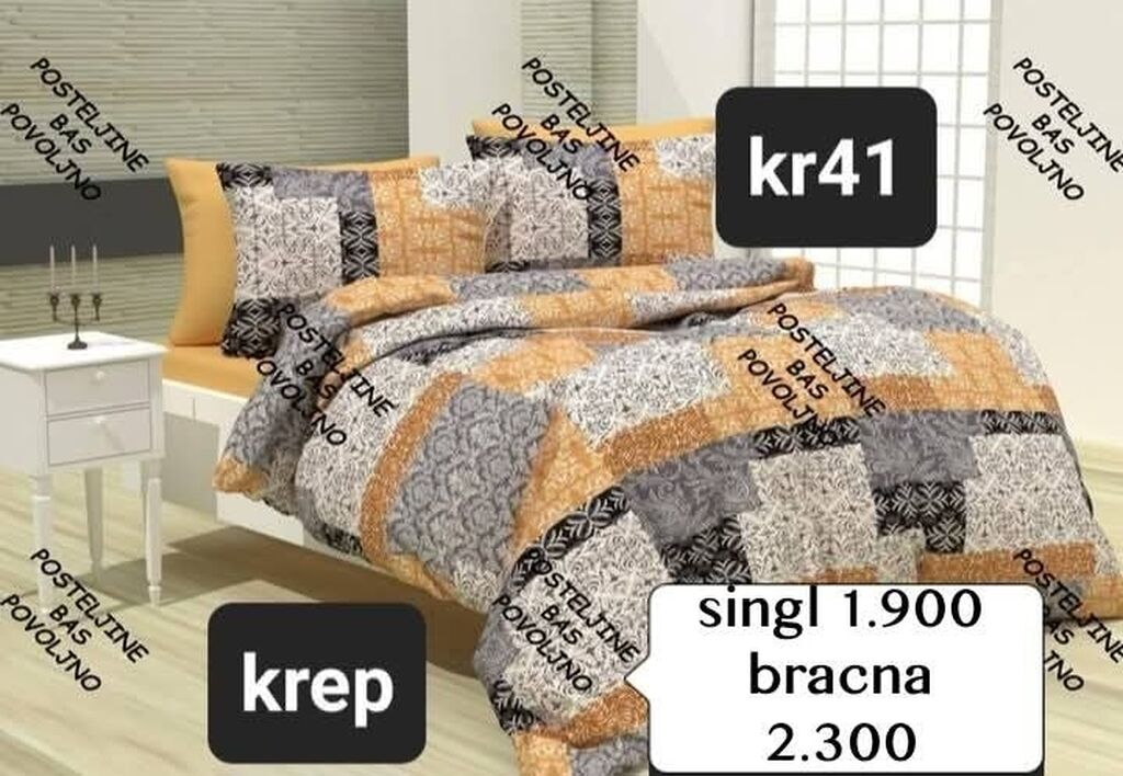 Singl, Krep, bоја - Šareno, Domaće