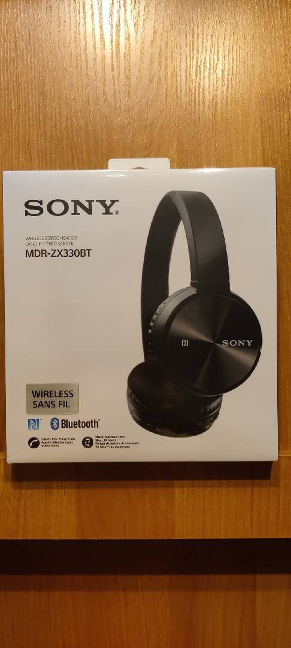 Sony Bluetooth Slusalice Crne MDR-Z330BT Novo Original Robu mozete