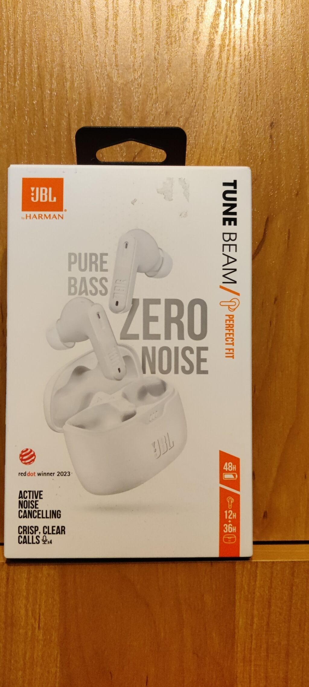Bluetooth Slusalice JBL Tune Beam Bele Original Novo Robu mozete