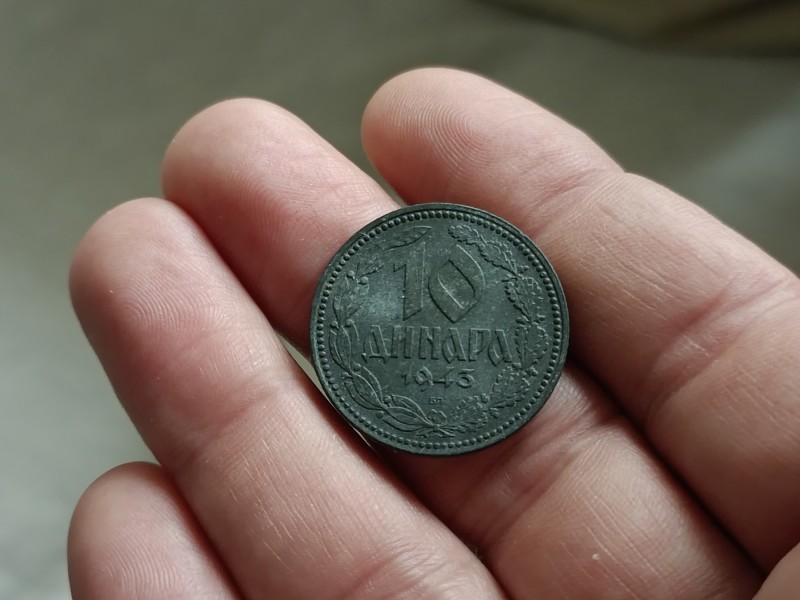 Srbija 10 dinara 1943