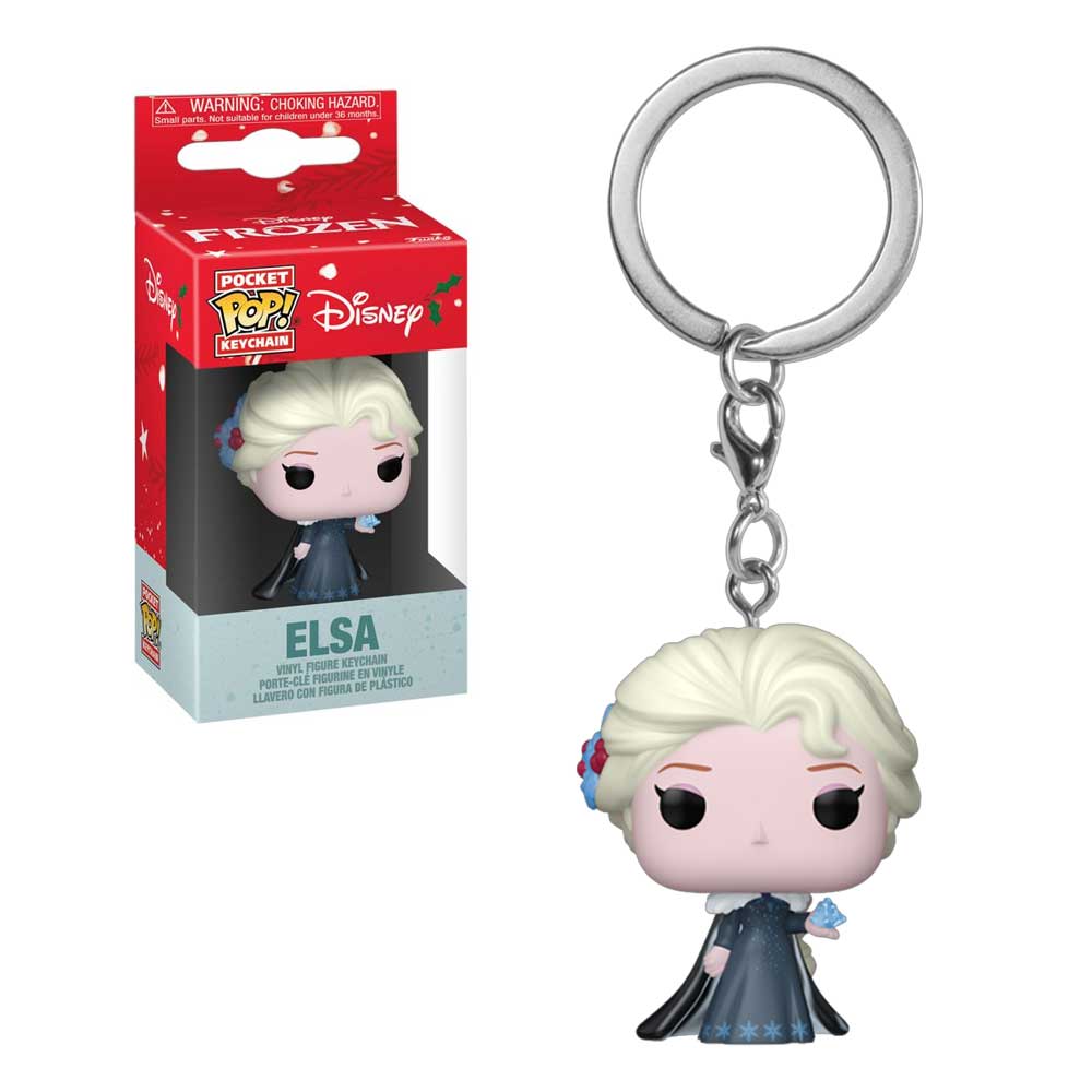 Funko POP! Keychain: Princess Holiday - Elsa