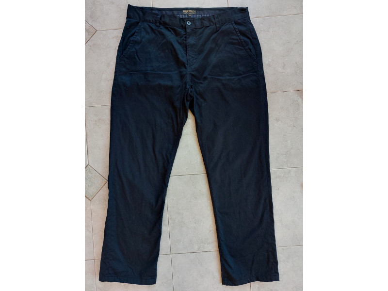 CAMP DAVID BLACK muske platnene pantalone XL 36