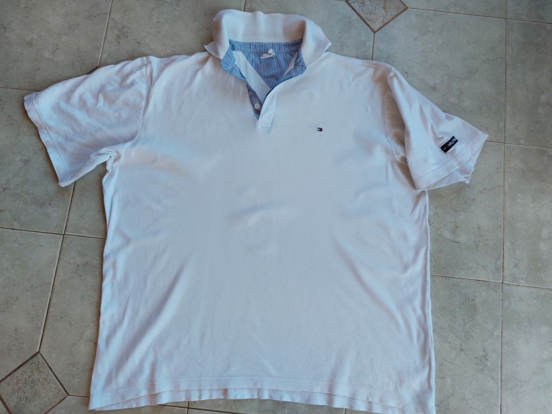 ITTIERRE Tommy hilfiger bela polo majica 4XL