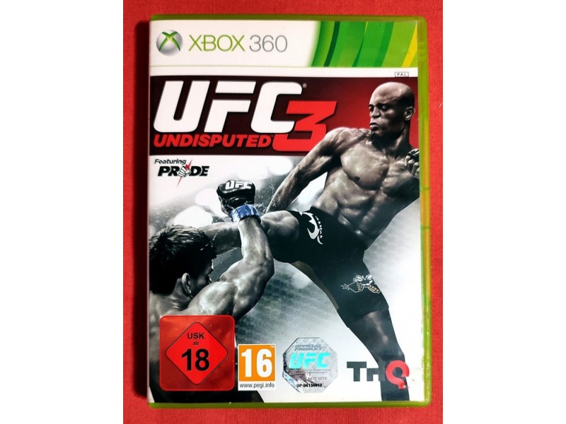 UFC Undisputed 3 - XBox 360 Originalna Igra