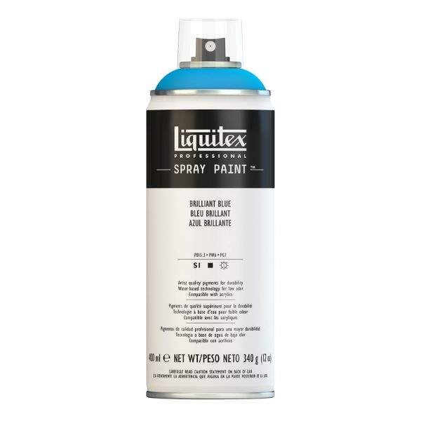 Liquitex LQX PRO ACRYLIC SPRAY PAINT 400ML BRILLIANT BLUE