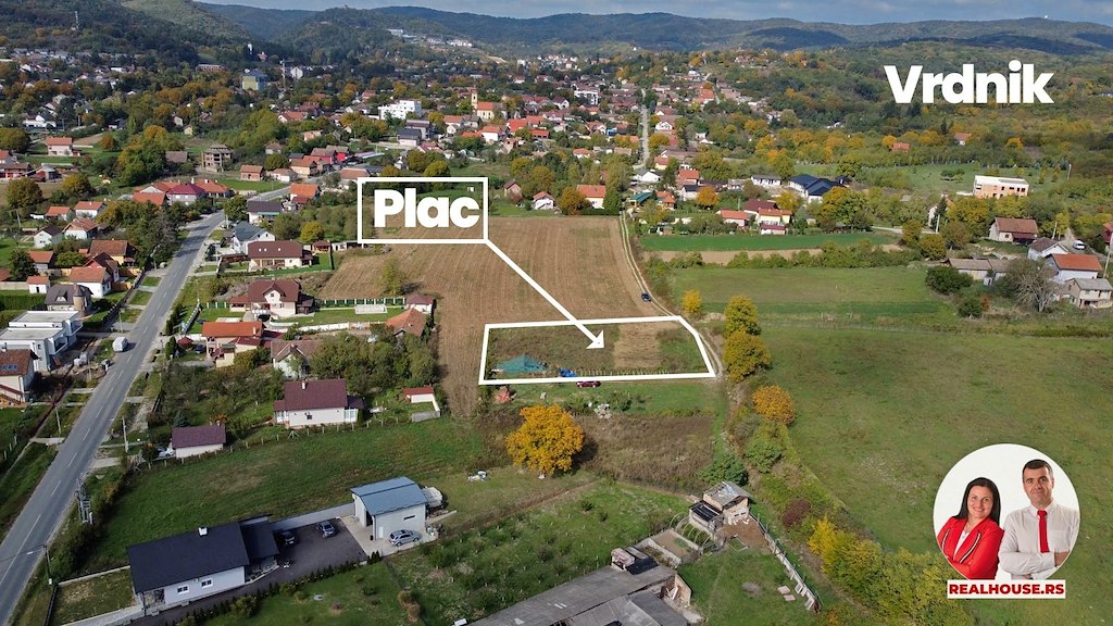 Plac u Vrdniku u zoni banjskog turizma