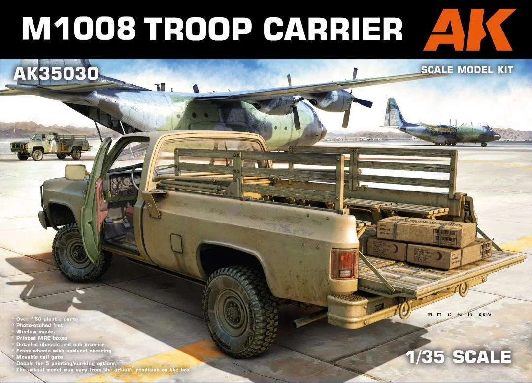 AK 1/35 M1008 Troop Carrier