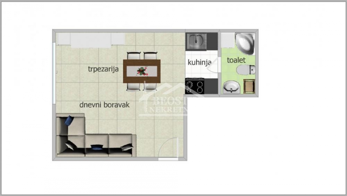 Vračar - Kalenić pijaca - 0. 5 ID#24483