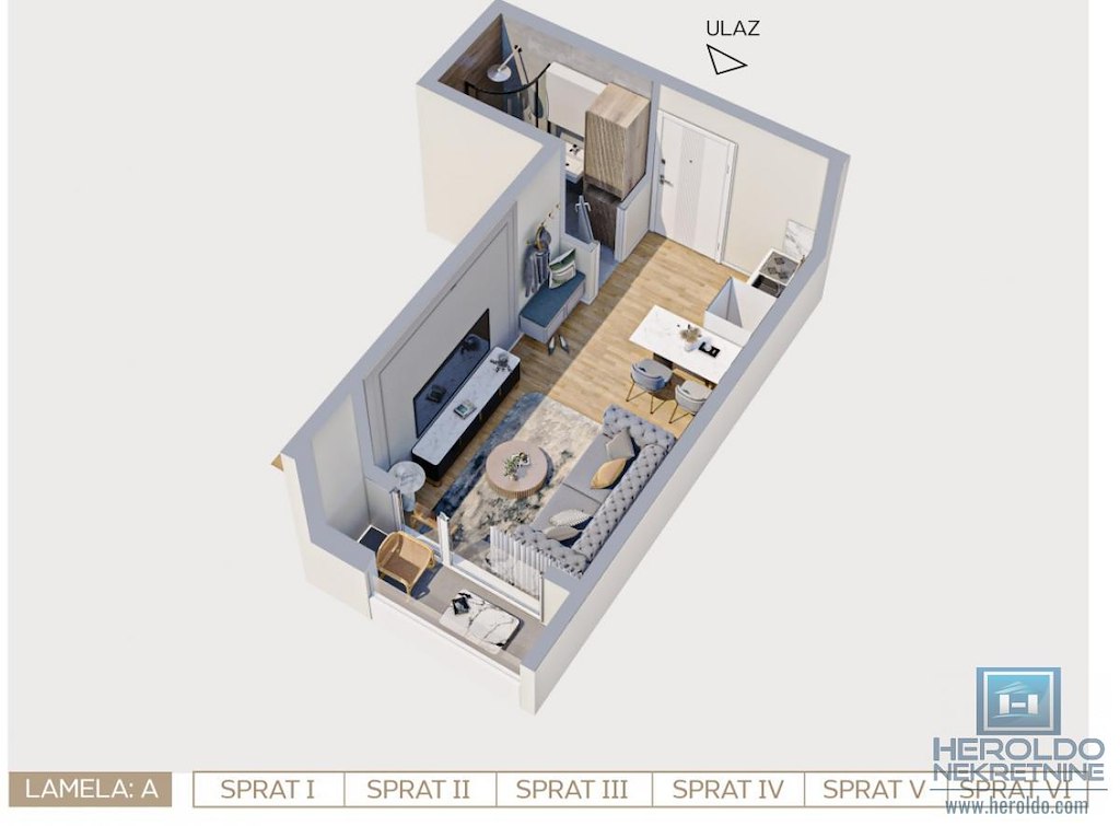 Stanovi u izgradnji -GARSONJERA