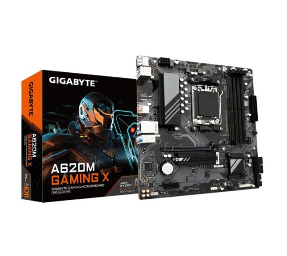 Gigabyte - AM5, AMD A620 Chipset, Dual Channel DDR5 4x SMD DIMMs with AMD EXPO & Intel XMP Memory Module Support,Extended Connectivity：DP, HDMI