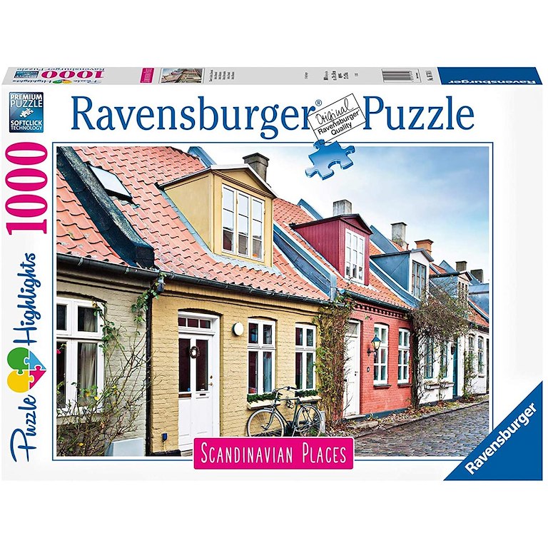 Ravensburger puzzle (slagalice) - 1000 pcs Aarhus, Denmark RA16741