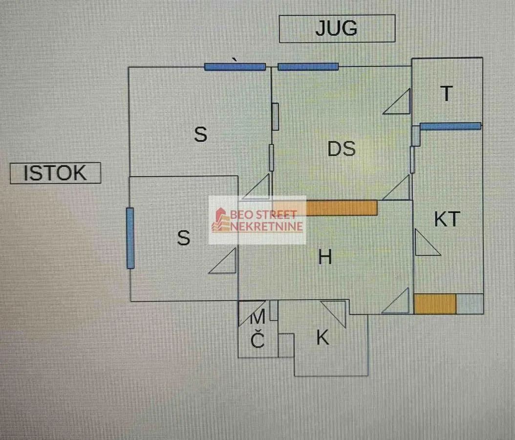 Prodaja, trosoban stan, 76m², Novi Beograd Blok 30, Novi Beograd Sve Podlokacije