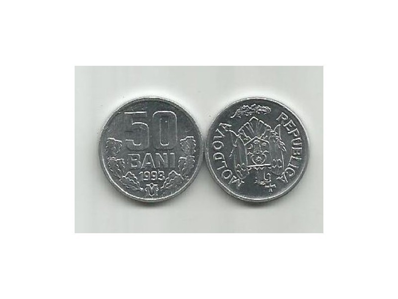 Moldova Moldavija 50 bani 1993. UNC