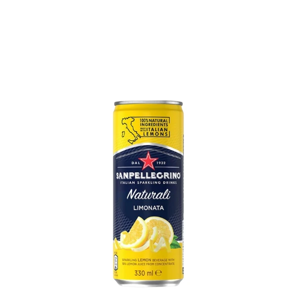San Pellegrino Naturali sok gazirani limun 0,33l CAN