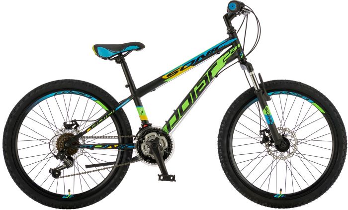 BICIKL POLAR SONIC 24 FS DISK black-blue-green