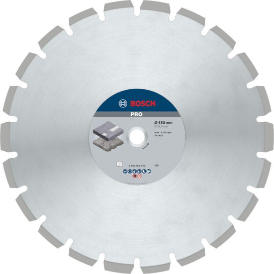 Bosch PRO Asphalt dijamantska rezna ploča 450x25.4 mm (2608603643)