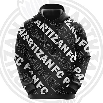 Dečiji duks sa kapuljačom "Partizan FC" FK Partizan (vel. 6-14) 4151