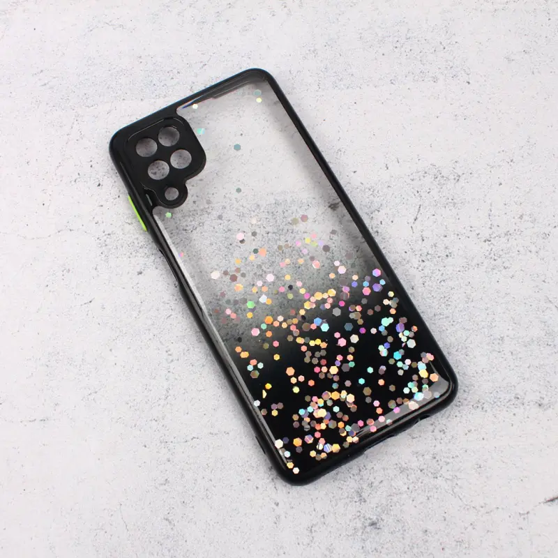 Maska Frame Glitter za Samsung A125F Galaxy A12 crna