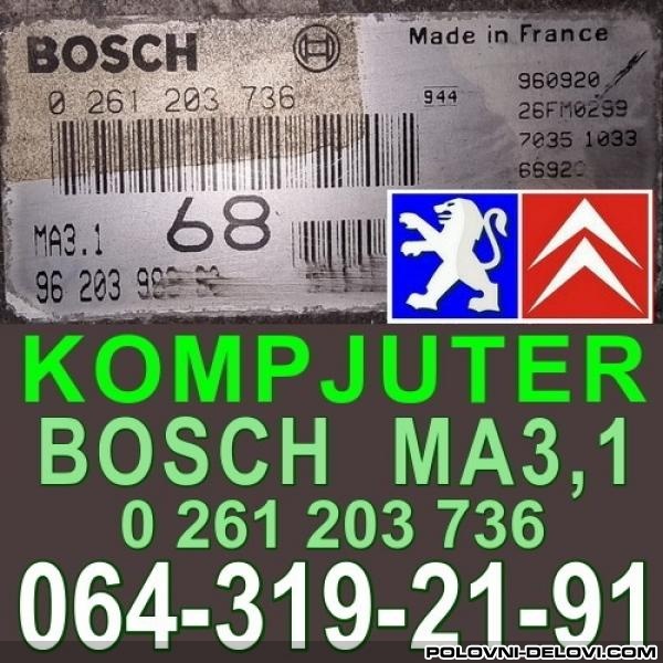Peugeot 106 BOSCH MA3.1 Elektrika I Paljenje
