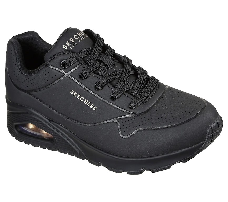 Skechers Ženske patike Uno - Stand On Air, 73690-BBK, Crne