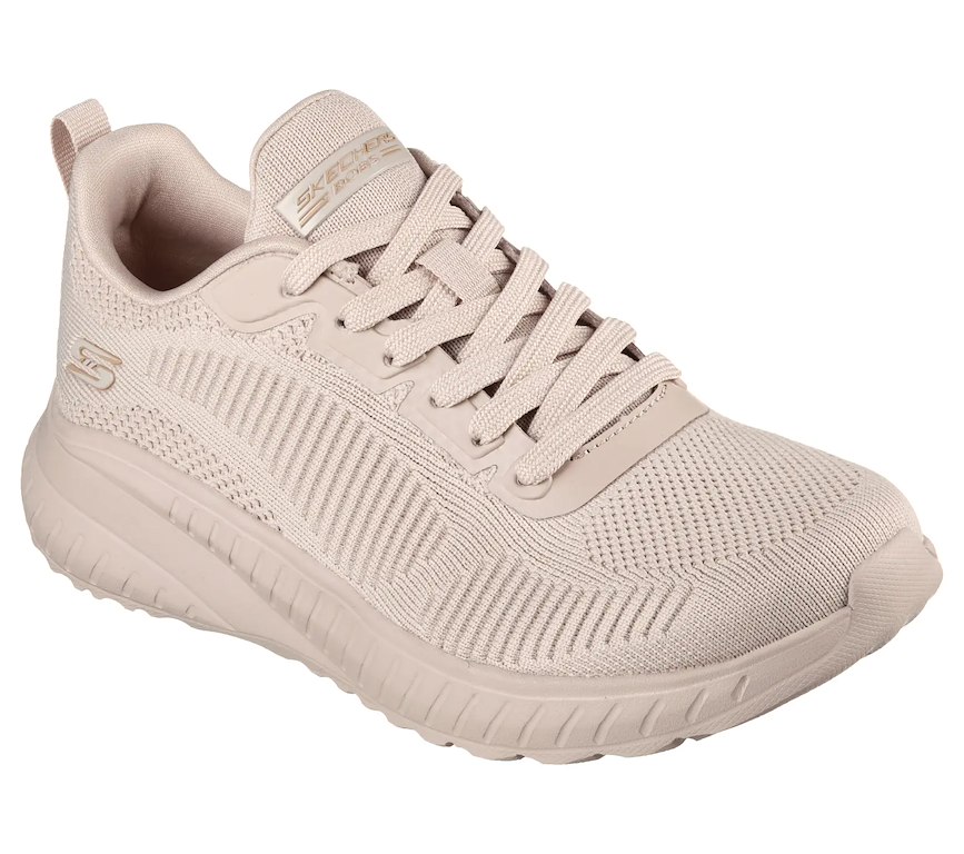 Skechers Ženske patike Bobs Squad Chaos - Face Off, 117209-NUDE, Bež
