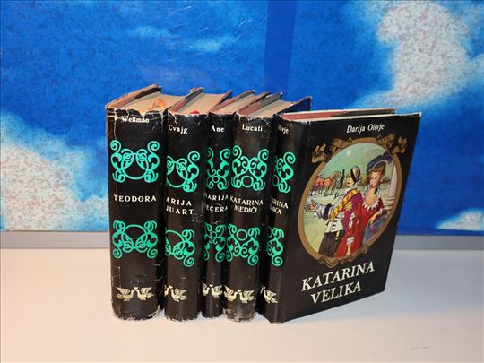 Kolekcija Teodora 1-5 Istorijski romani žene vlada
