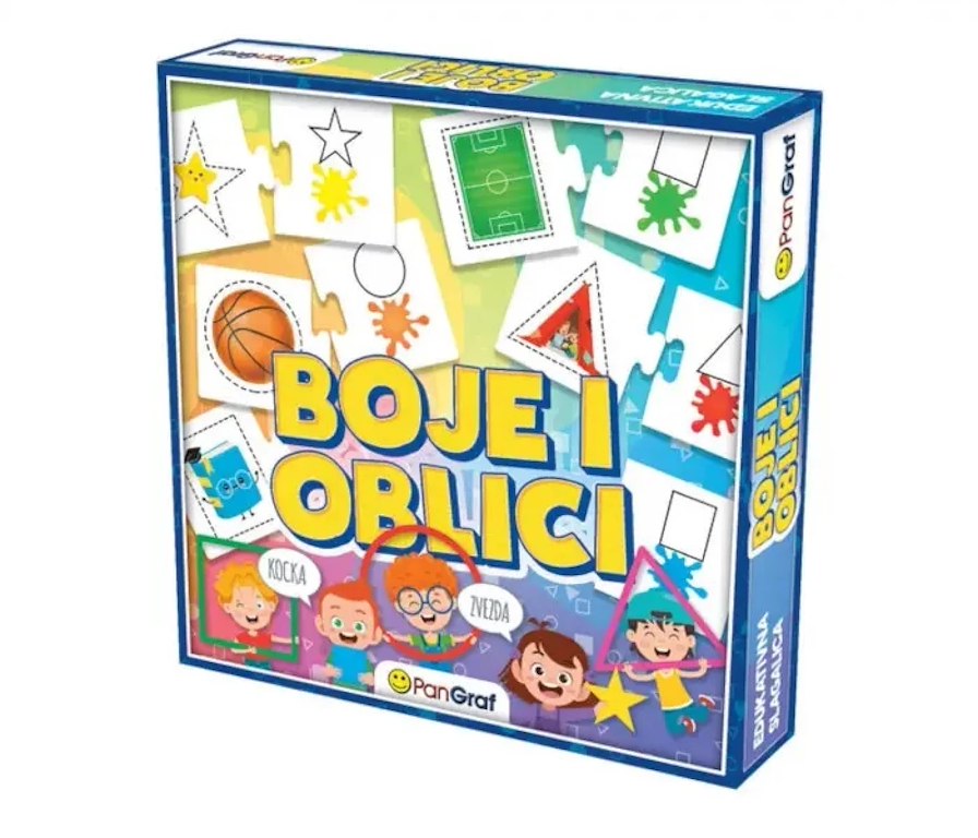 PUZZLE EDUKATIVNA IGRA BOJE I OBLICI