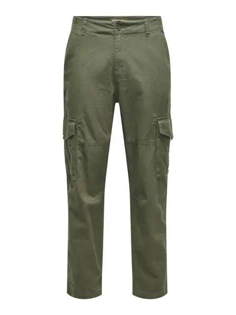 Only&Sons Muške pantalone Dean, Maslinaste