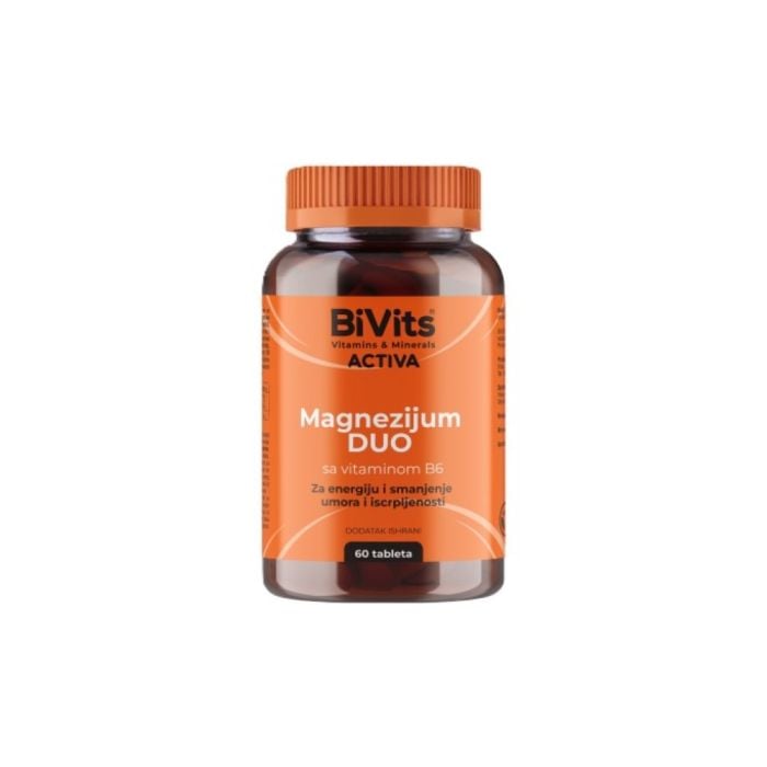 Bivits magnezijum duo vitamin B6 60 tableta