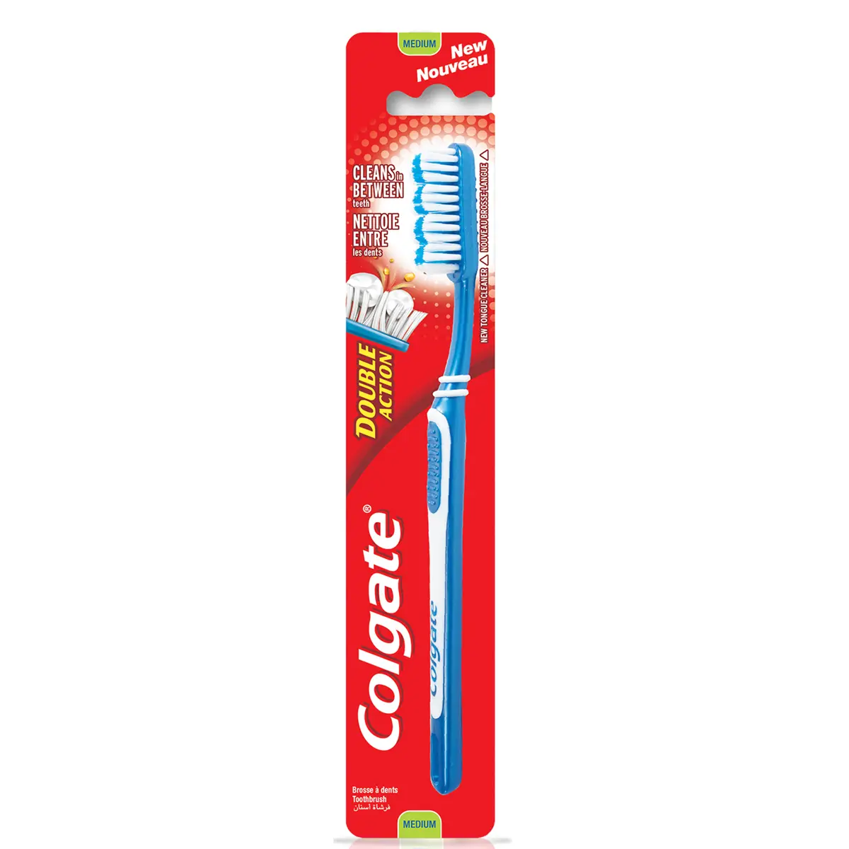 COLGATE Četkica za zube Double Action plava 127067