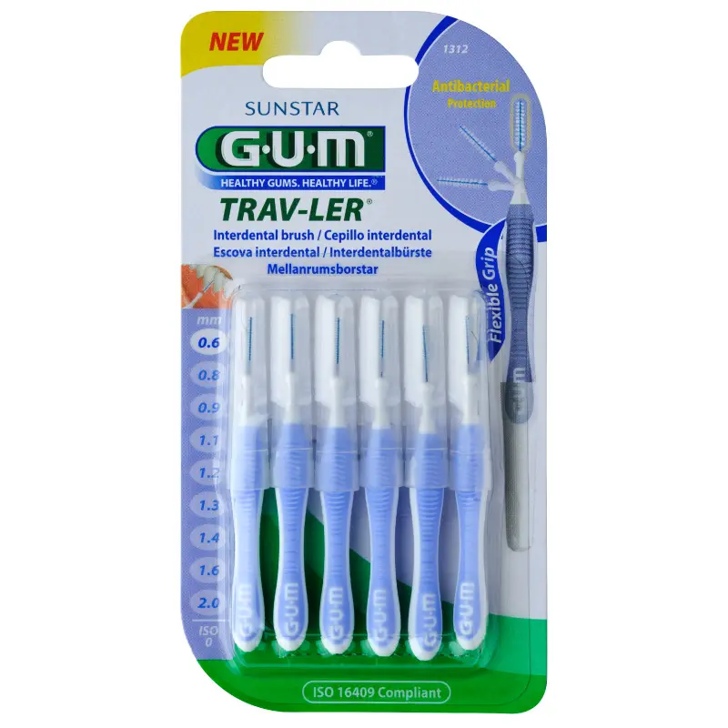 GUM Interdentalne četkice Trav-Ler 0.6mm plave