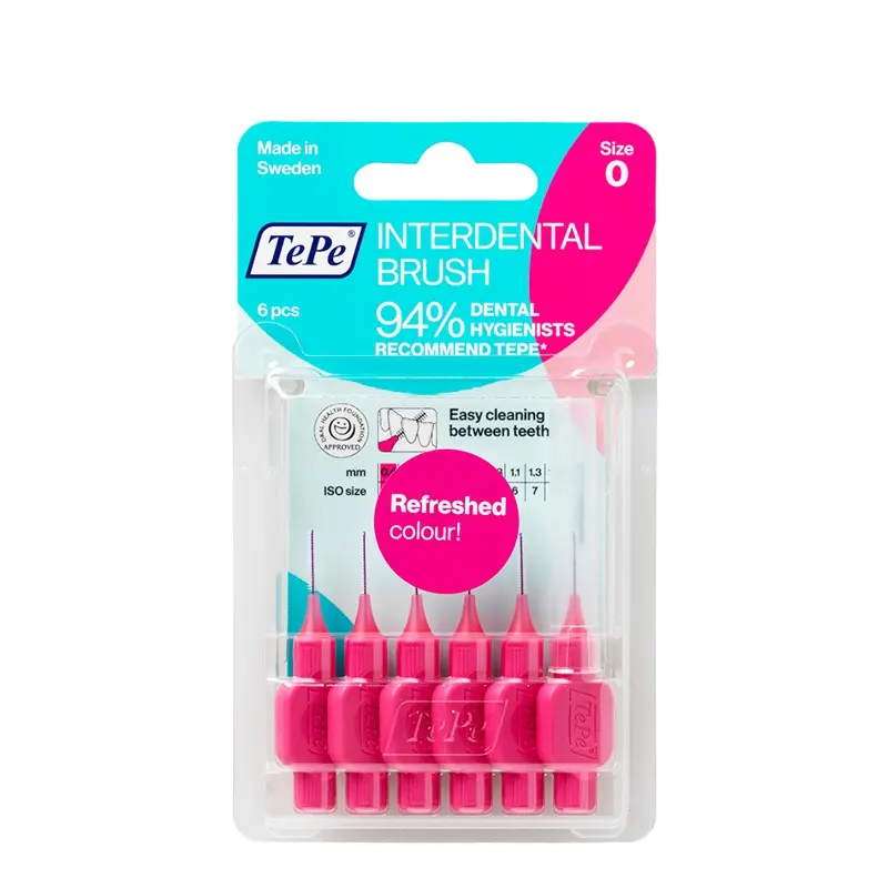 TEPE Interdentalne četkice Original veličina 0 (0,4mm) 6/1 roze